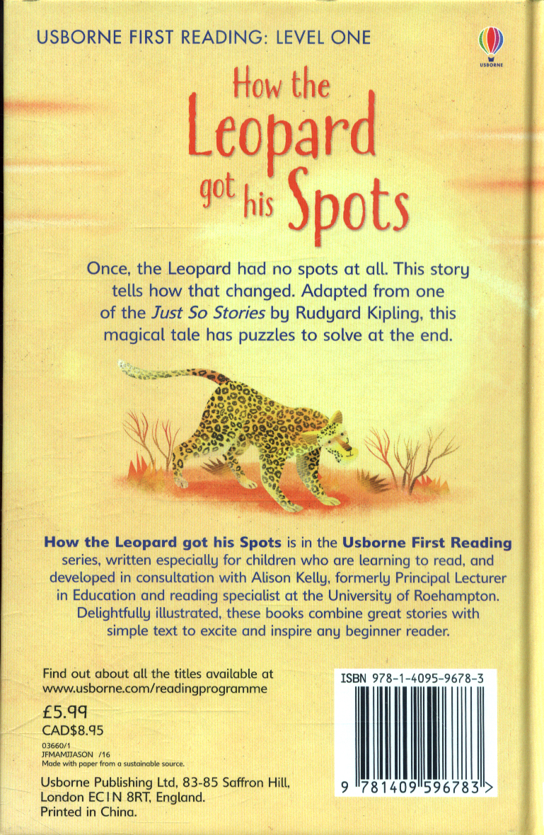 How the leopard got his spots