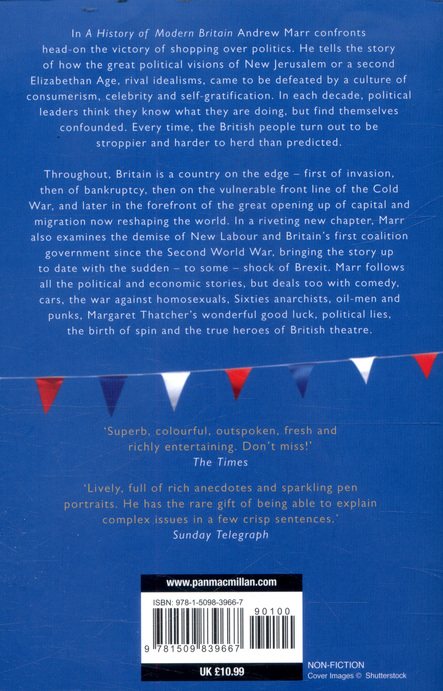 A History of Modern Britain by Marr, Andrew (9781509839667) | Browns Books