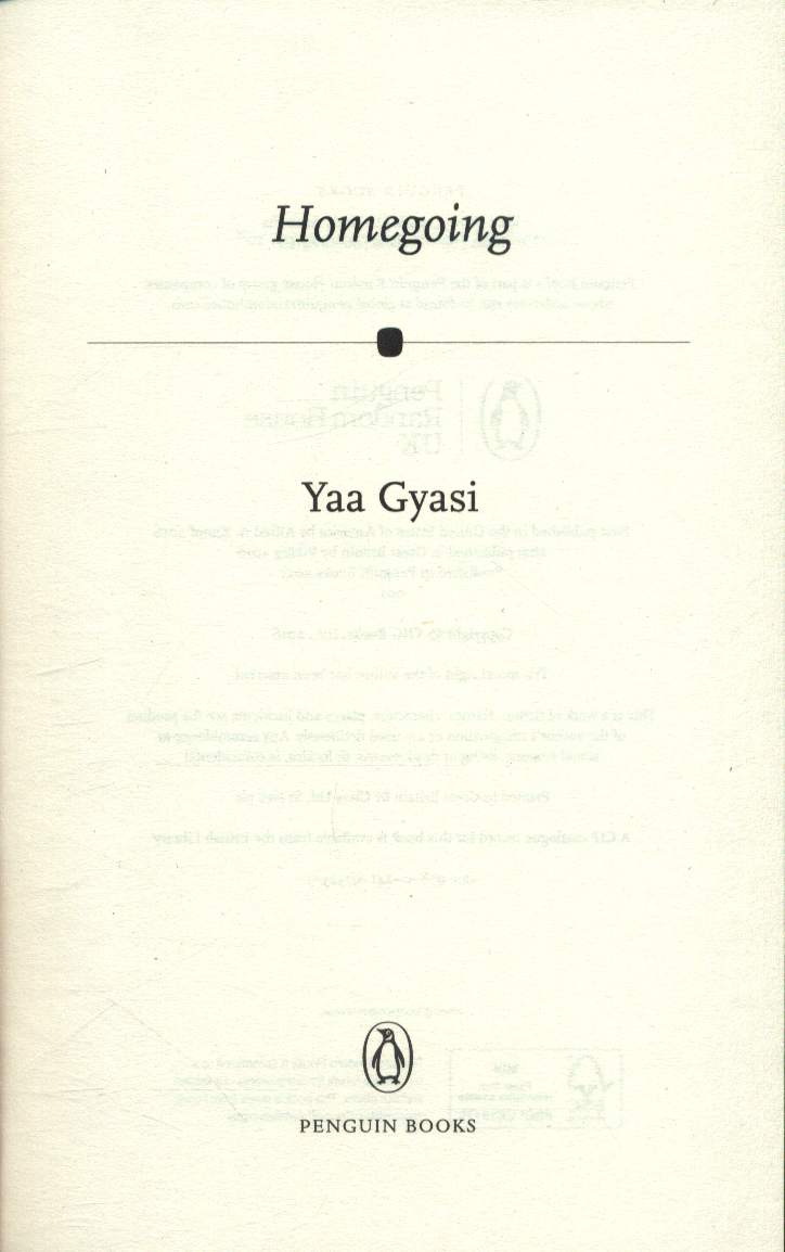 Homegoing by Gyasi, Yaa (9780241975237) | Browns Books