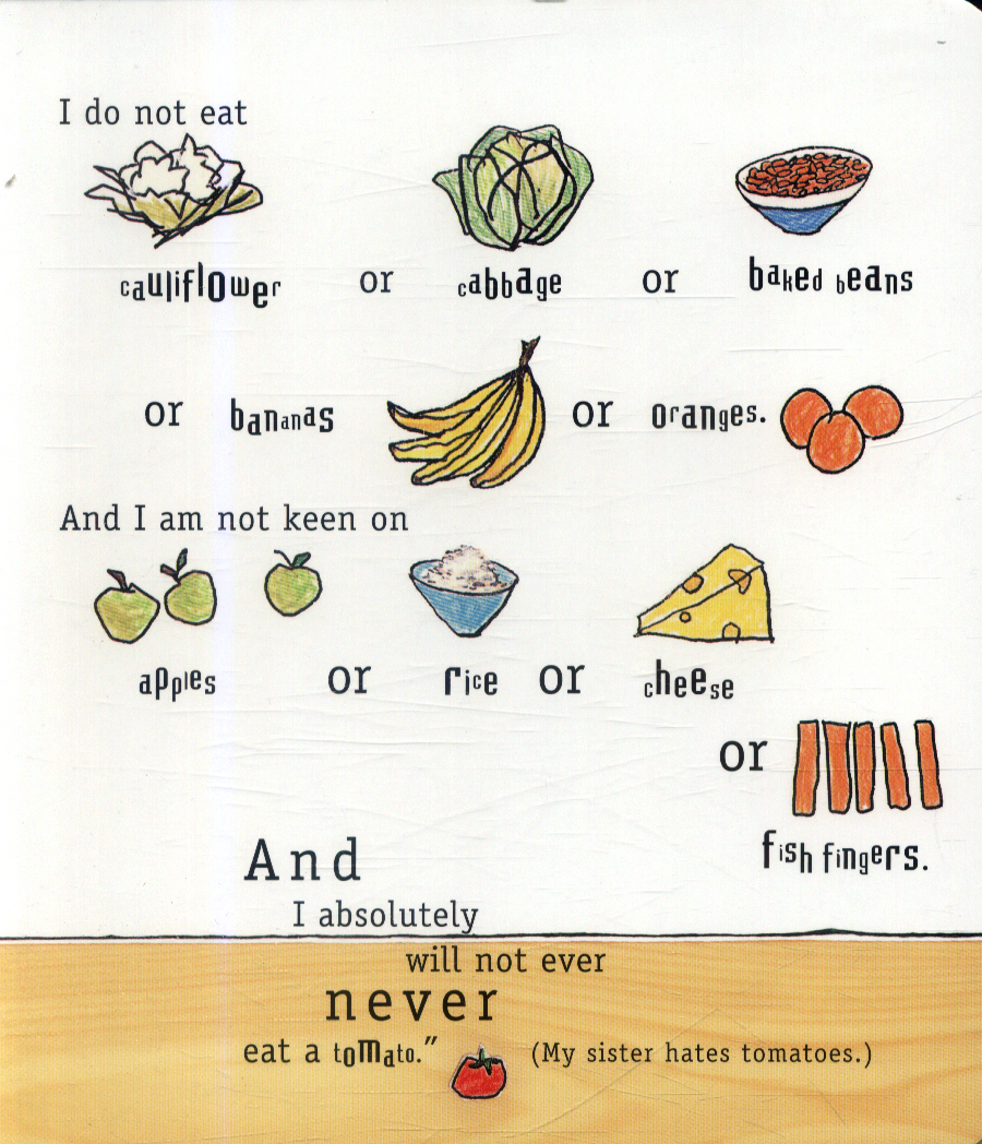 Charlie and Lola: I Will Not Ever Never Eat A Tomato Board Book by ...
