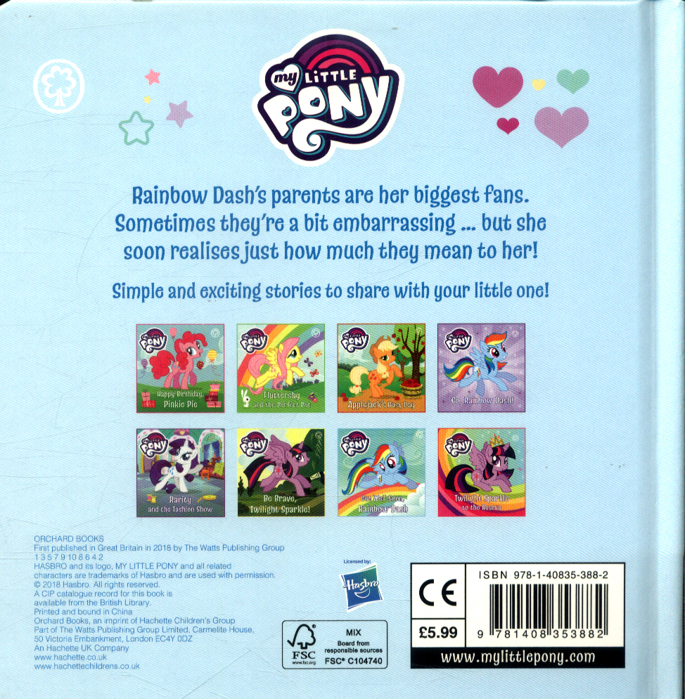 My Little Pony: Go, Rainbow Dash! by My Little Pony (9781408353882 ...