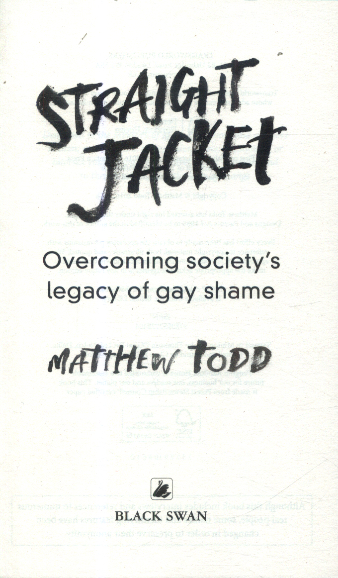 Straight Jacket by Todd, Matthew (9780552778404) | Browns Books