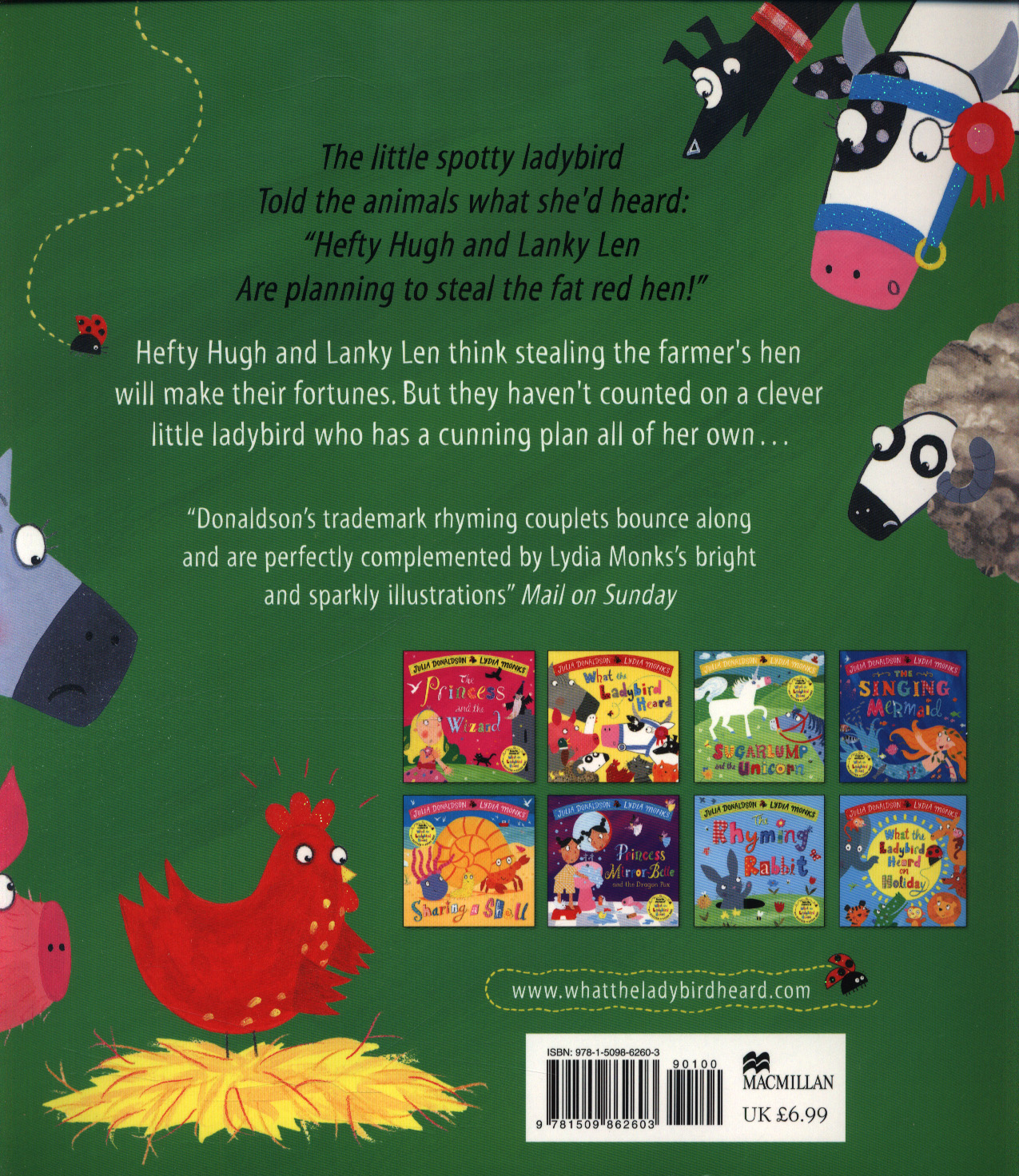 What the Ladybird Heard Next by Donaldson, Julia (9781509862603 ...
