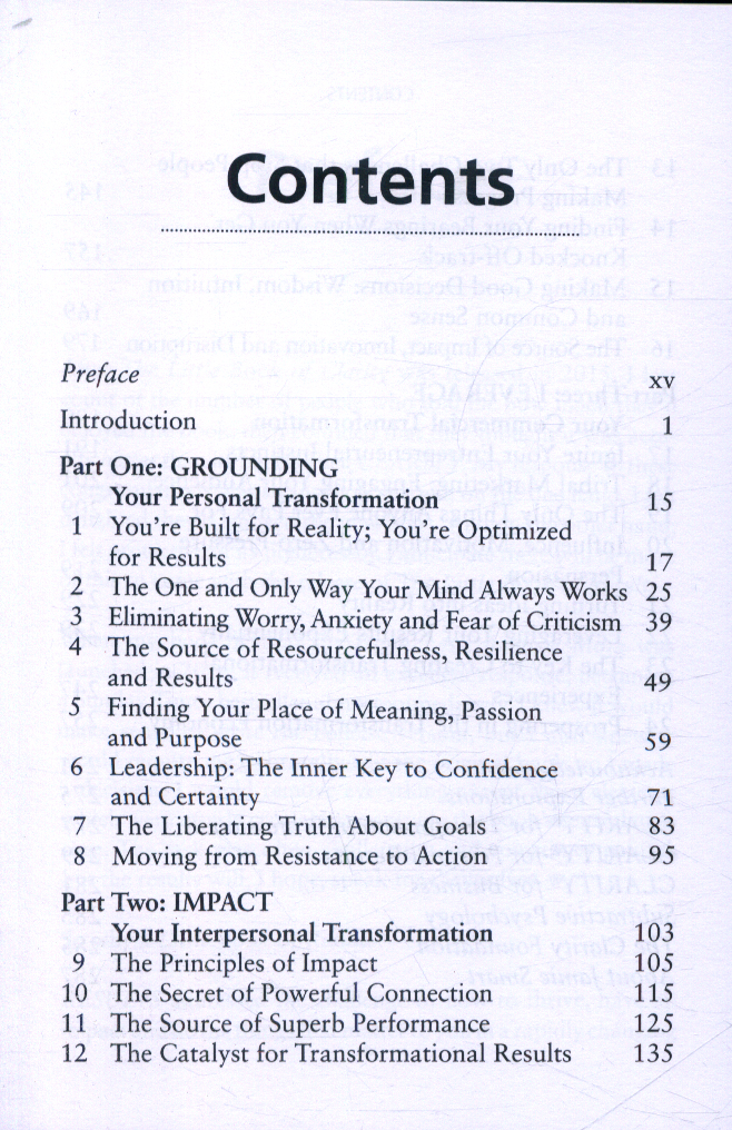 The little book of results : a quick guide to achieving big goals