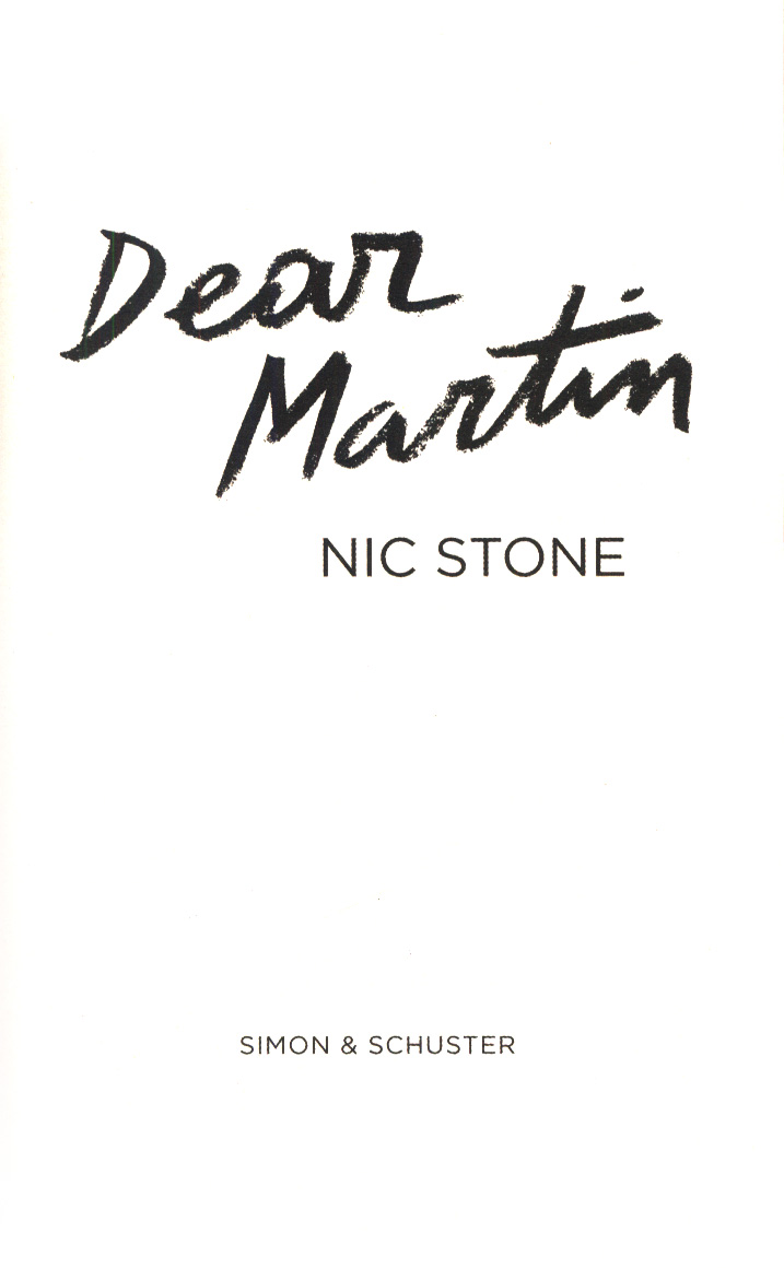 Dear Martin by Stone, Nic (9781471175565) | Browns Books