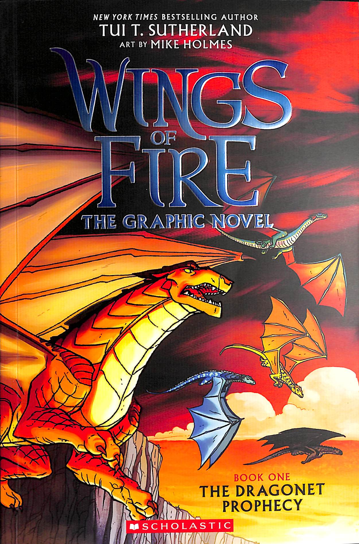 The Dragonet Prophecy (Wings of Fire Graphic Novel #1) by Sutherland ...