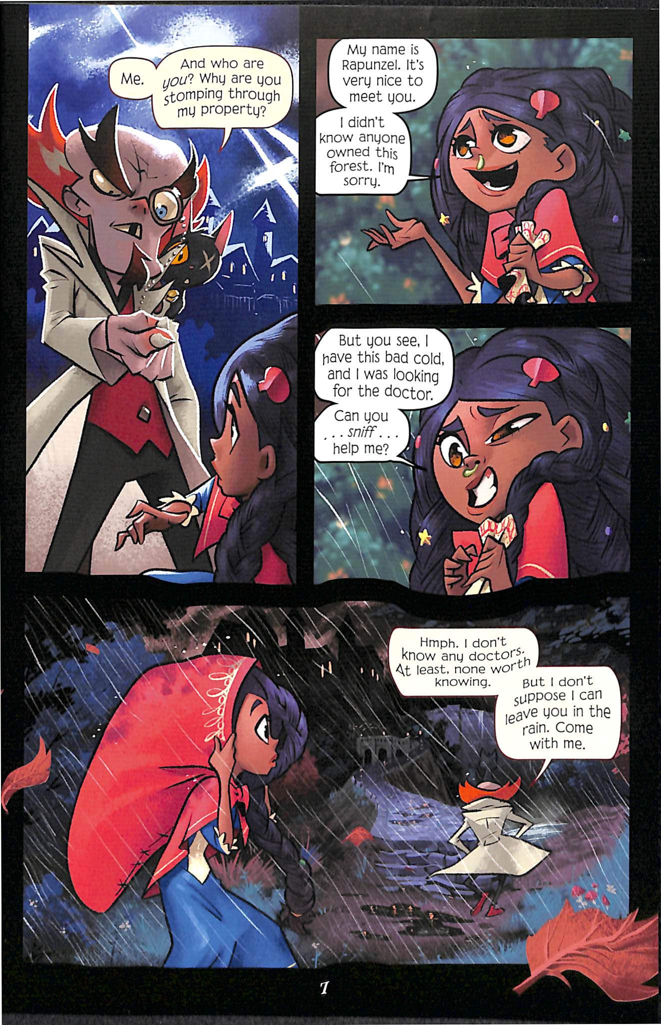 Rapunzel vs Frankenstein : a graphic novel