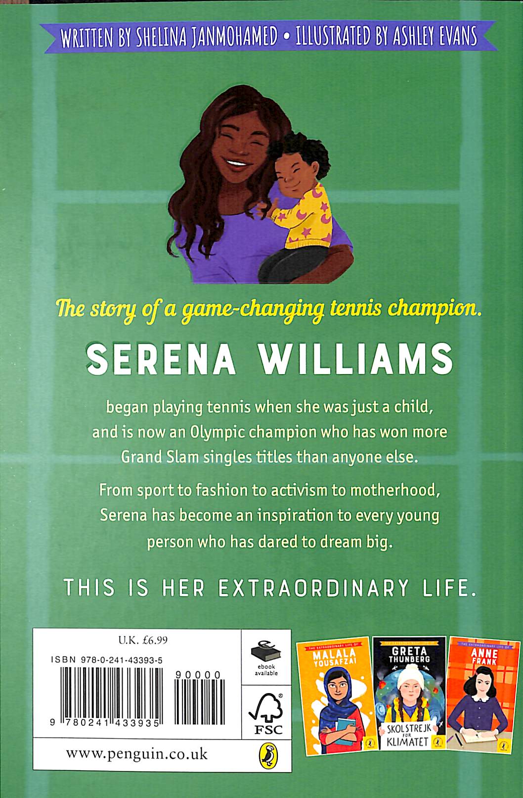 The Extraordinary Life of Serena Williams by Janmohamed, Shelina ...