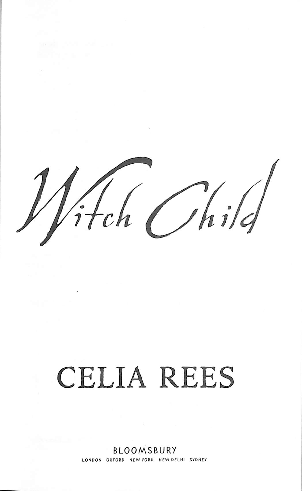 Witch Child by Rees, Celia (9781526618481) | Browns Books