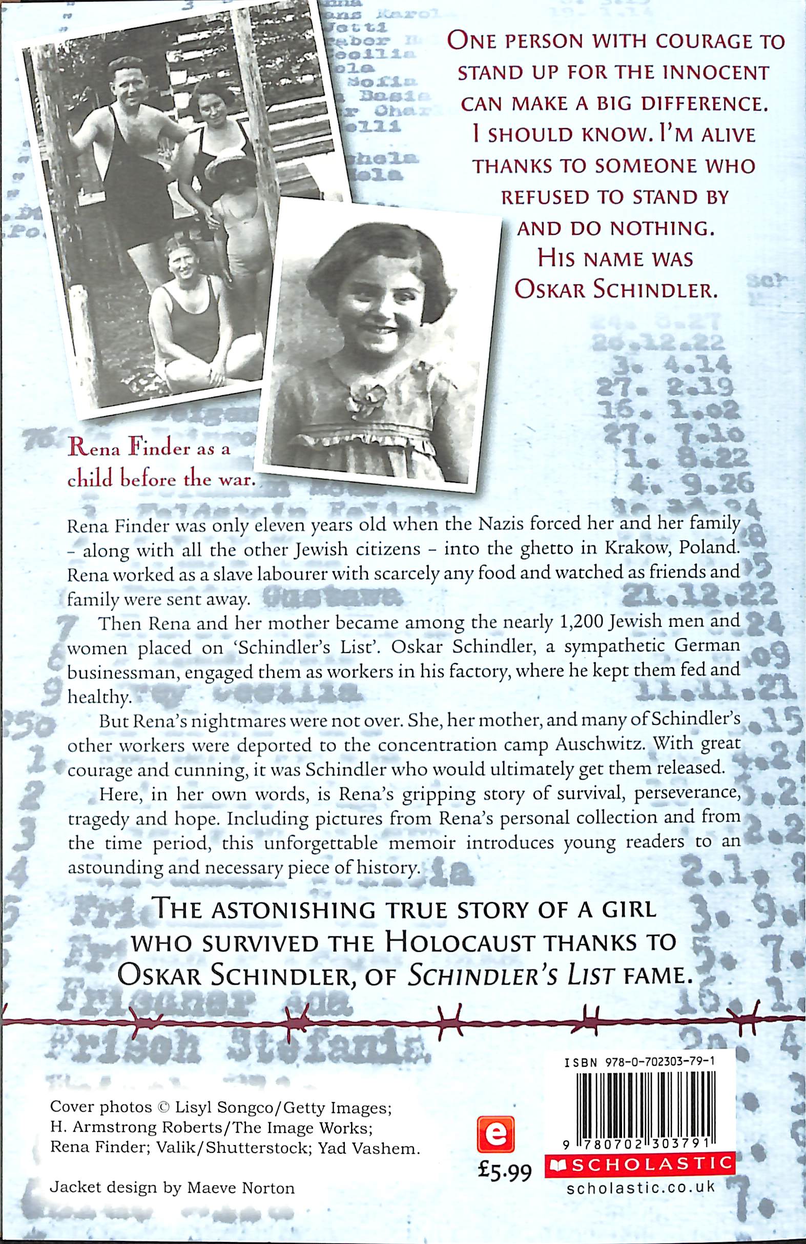 My Survival: A Girl on Schindler's List