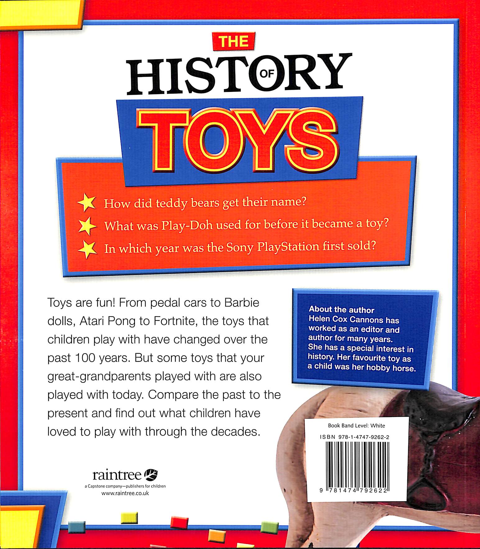 The History of Toys by Cox Cannons, Helen (9781474792622) | Browns Books