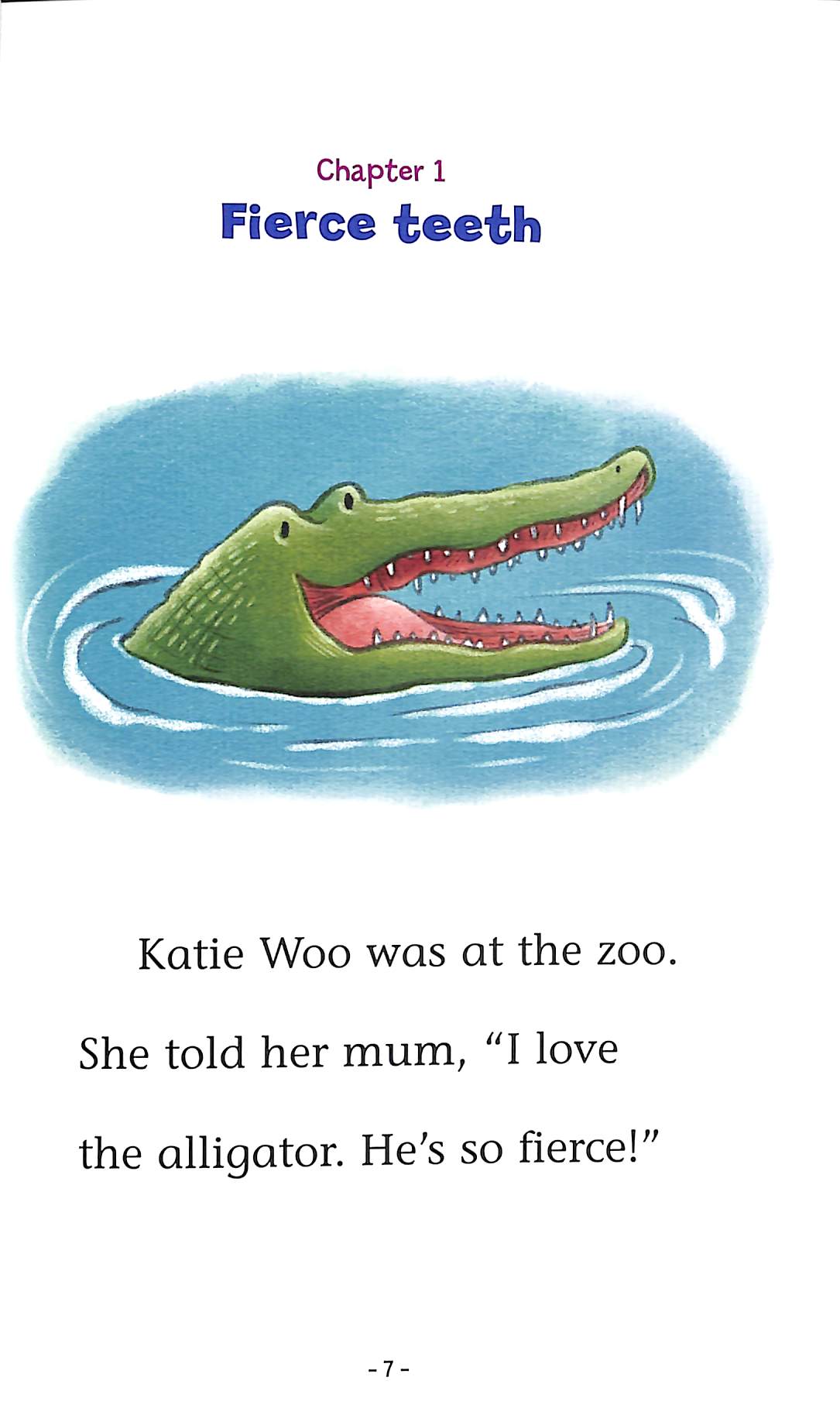 Open wide, Katie!