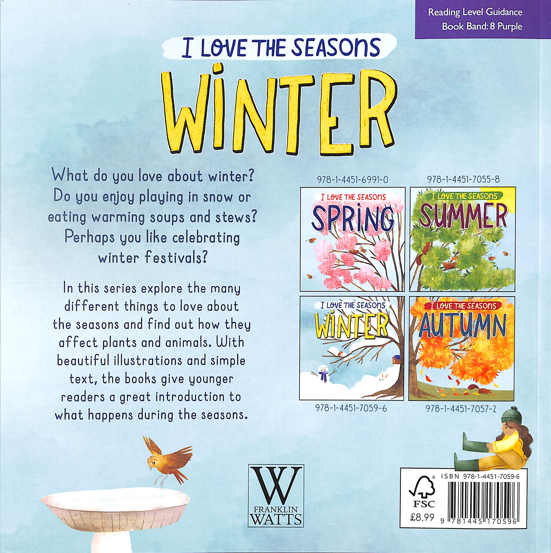 I Love the Seasons: Winter by Scott, Lizzie (9781445170596) | Browns Books