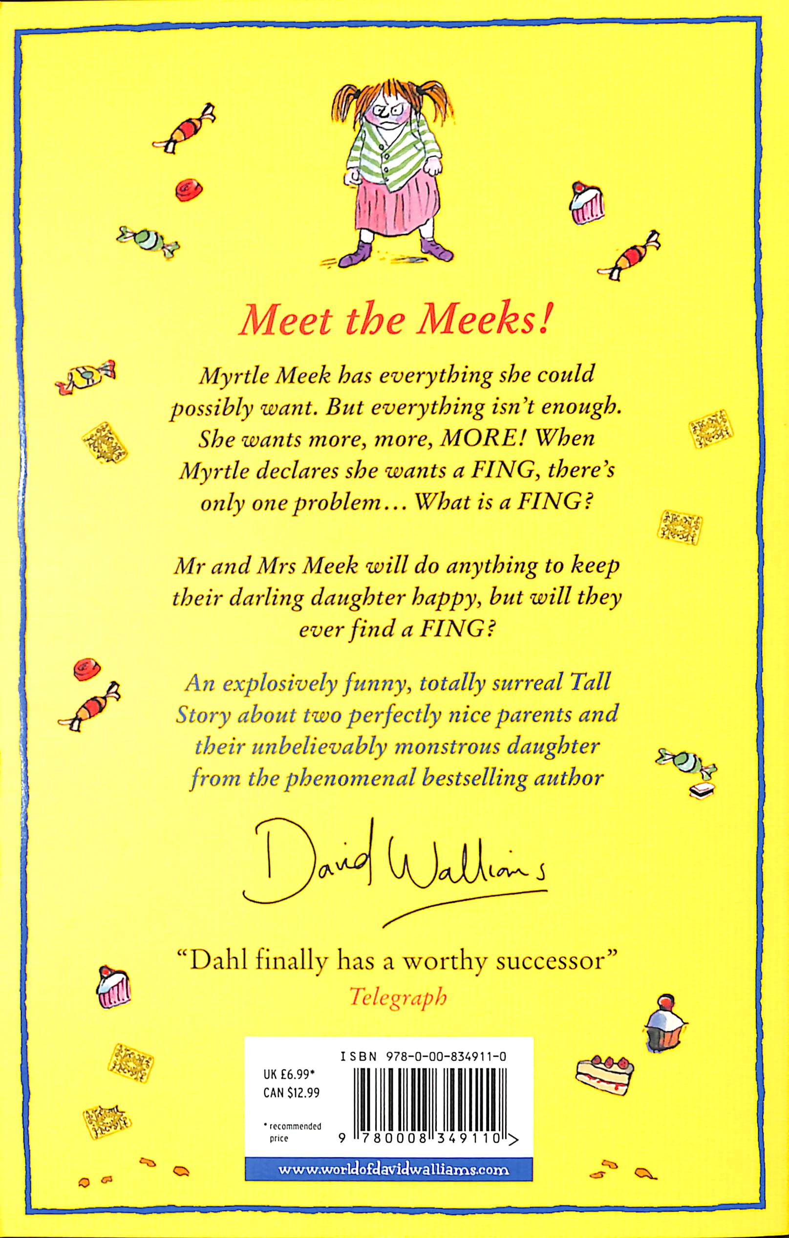 Fing by Walliams, David (9780008349110) | Browns Books