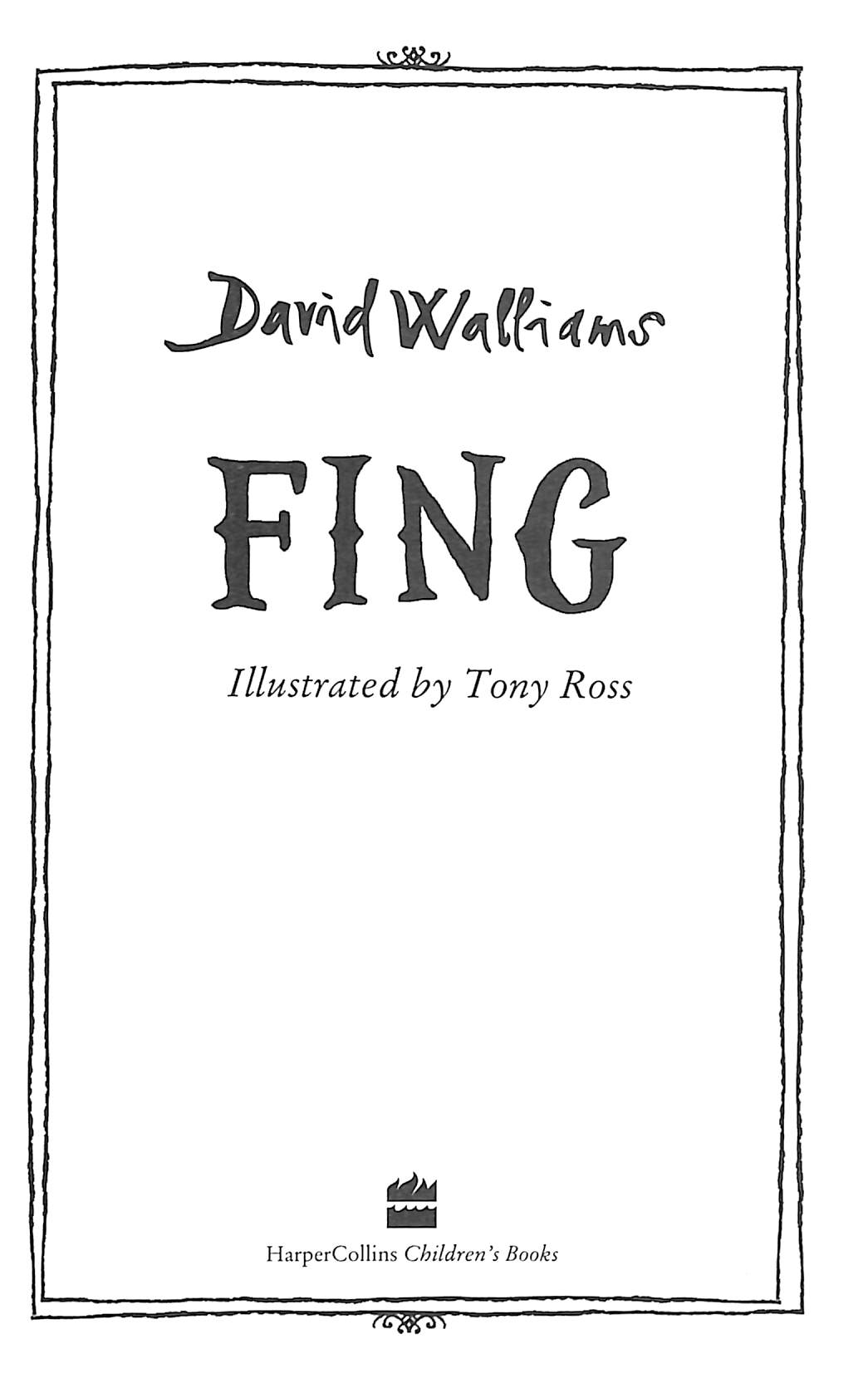 Fing by Walliams, David (9780008349110) | Browns Books