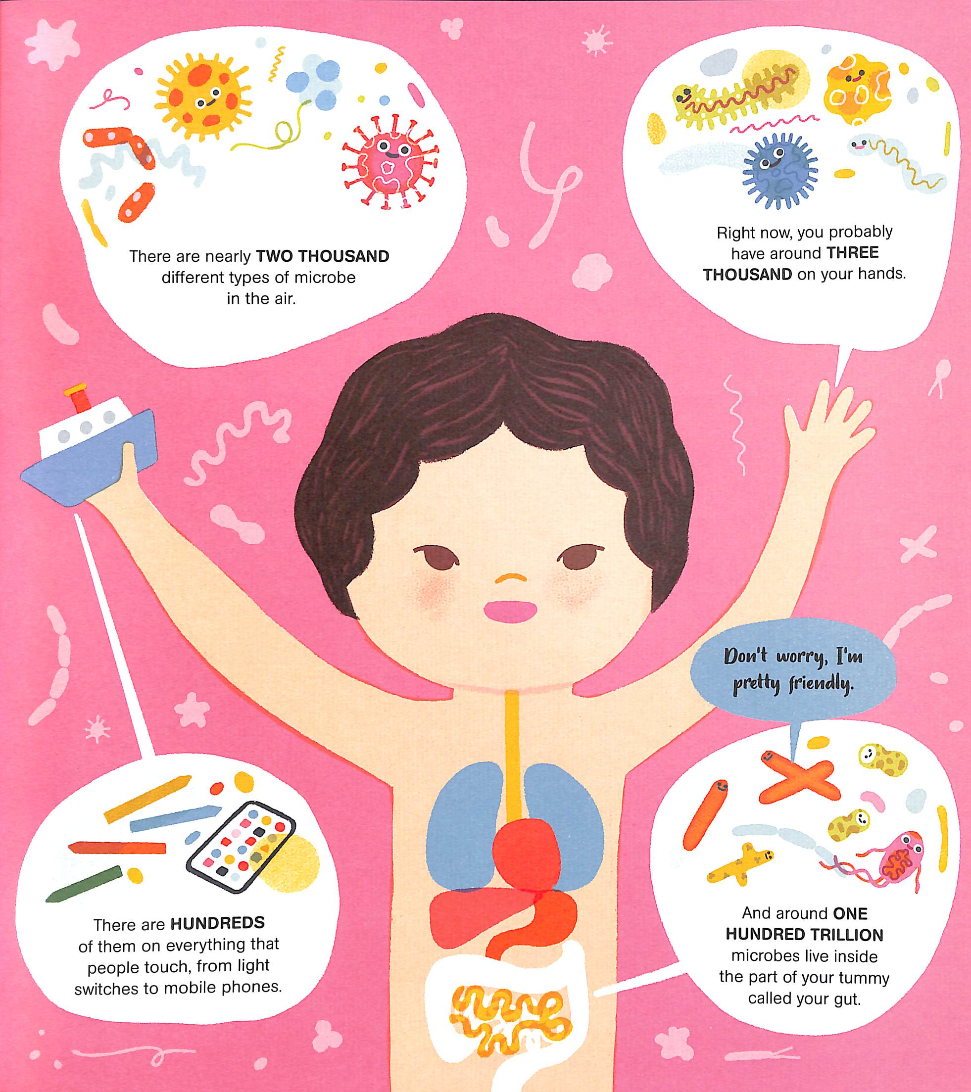 Meet the microbes! by Grossman, Dr Emily (9781526363572) | BrownsBfS