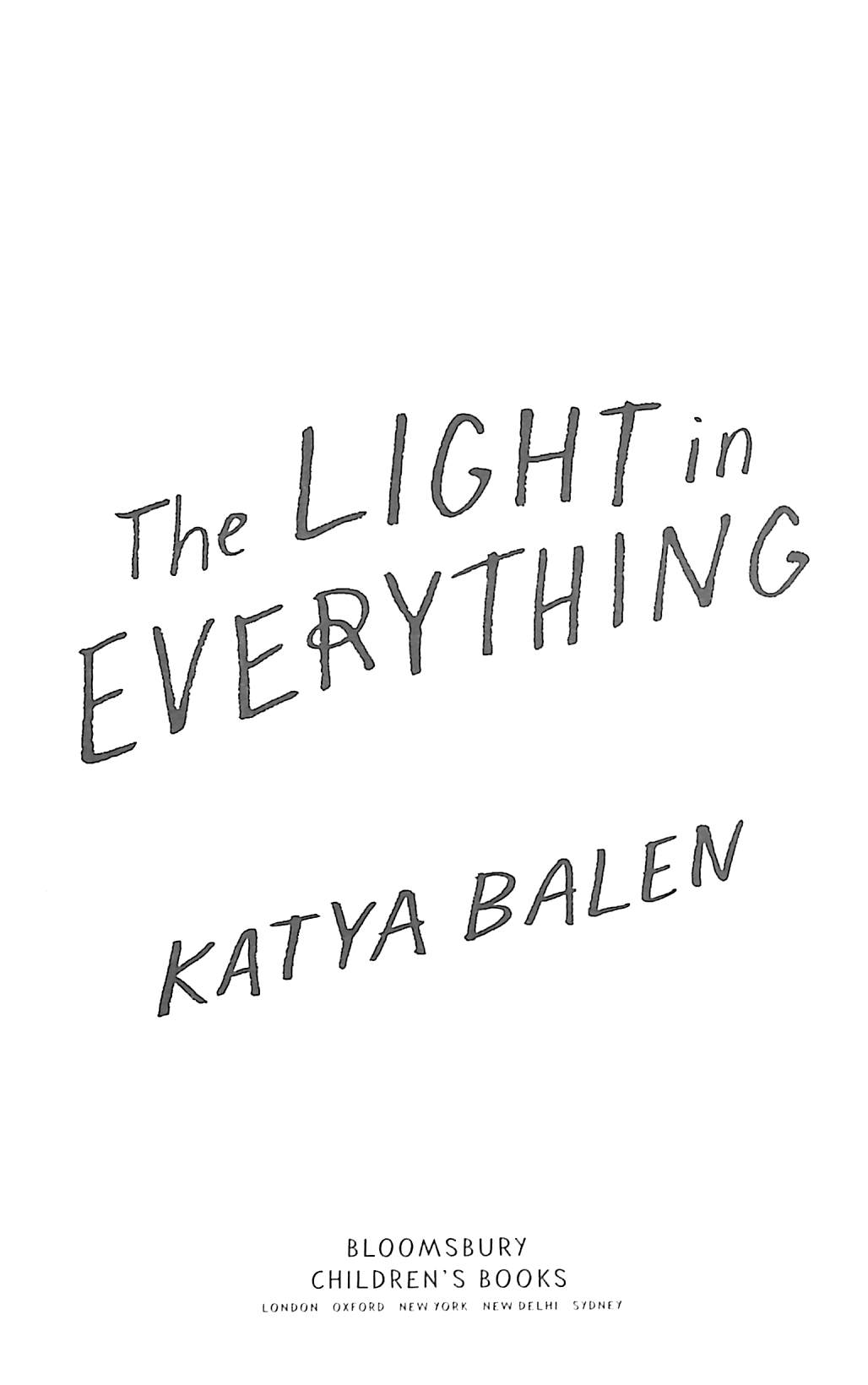 The light in everything