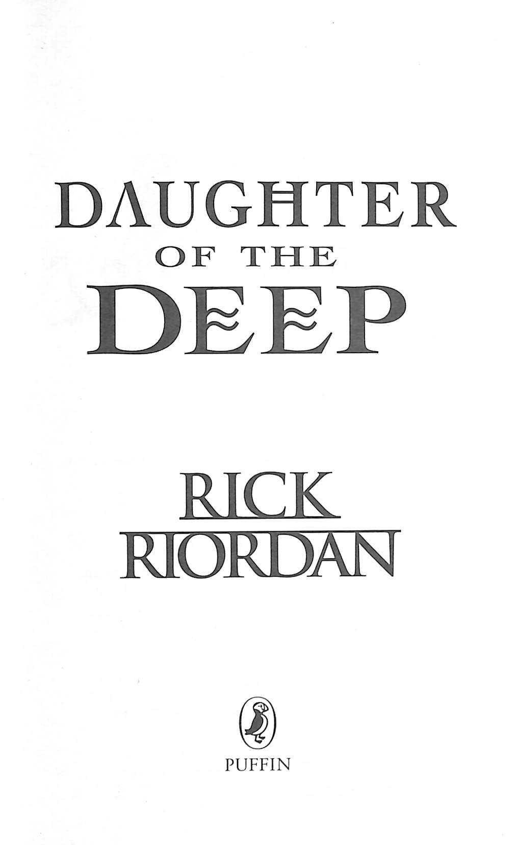 Daughter of the Deep by Riordan, Rick (9780241538203) | Browns Books
