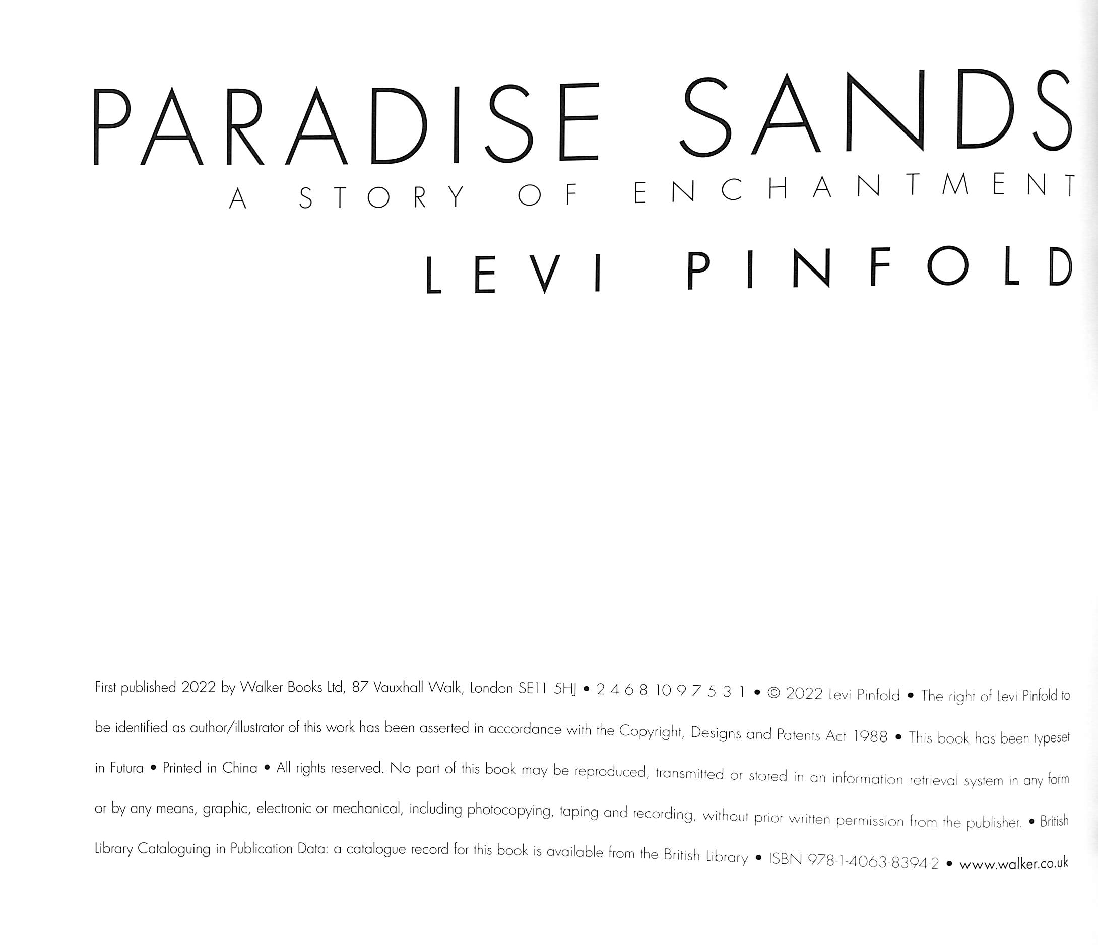 Paradise Sands : a story of enchantment