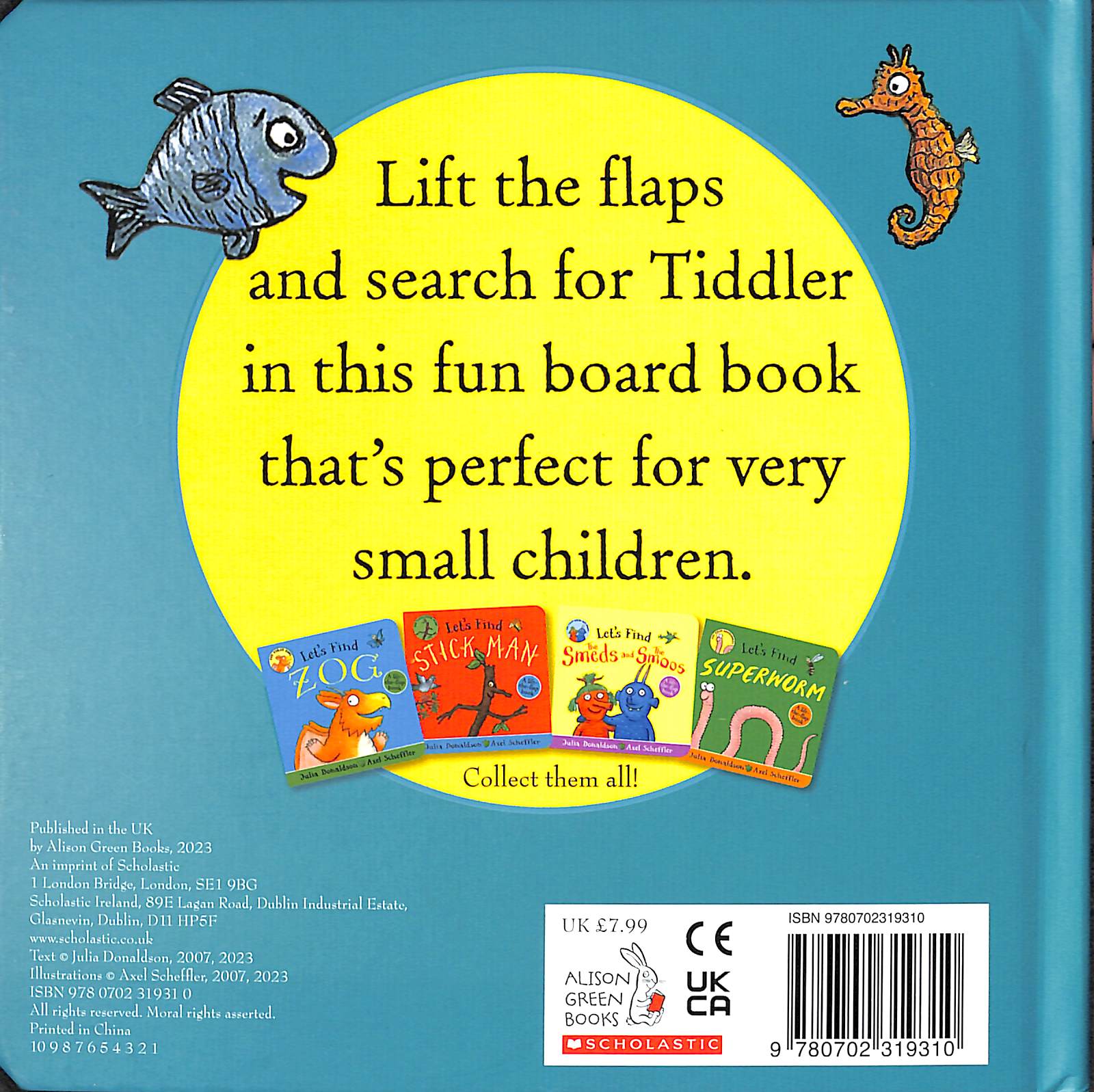 Let's Find Tiddler (Felt flap Novelty BB) by Donaldson, Julia ...