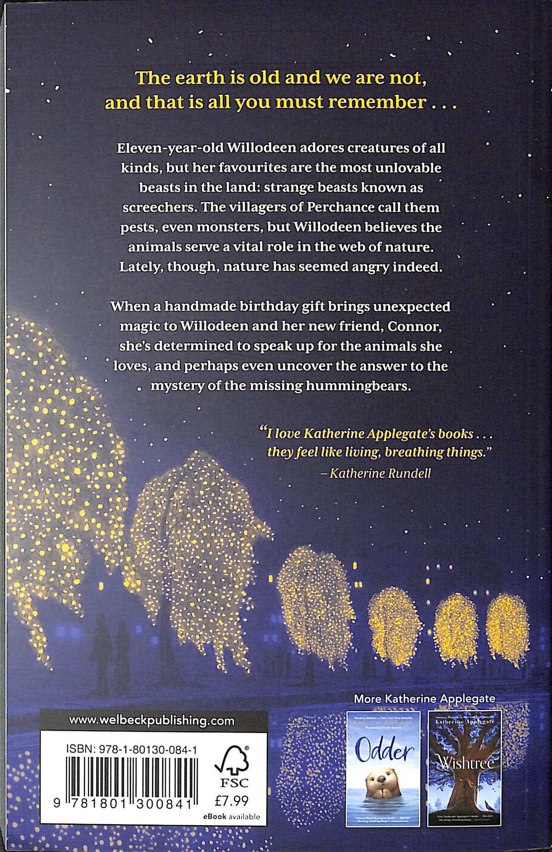 Willodeen by Applegate, Katherine (9781801300841) | Browns Books