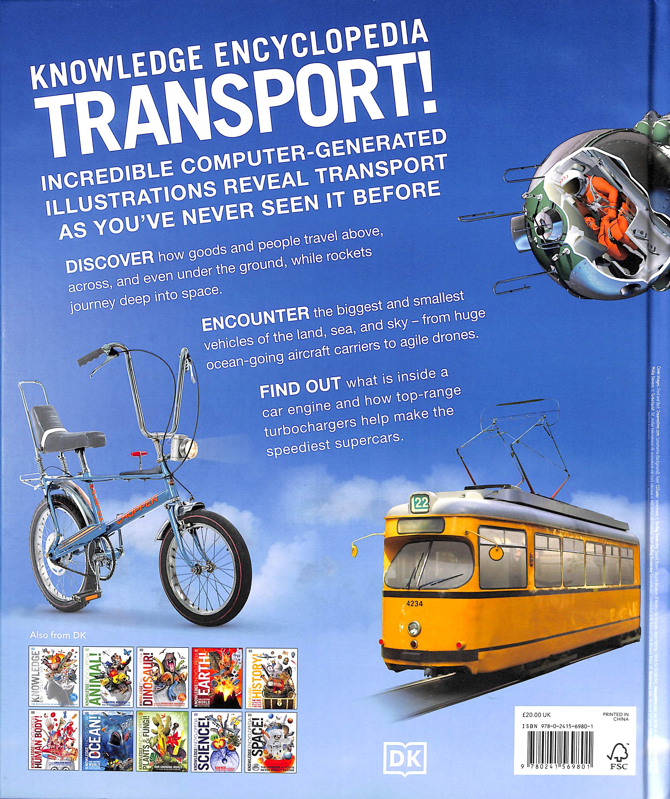 Knowledge Encyclopedia Transport! by DK (9780241569801) | Browns Books