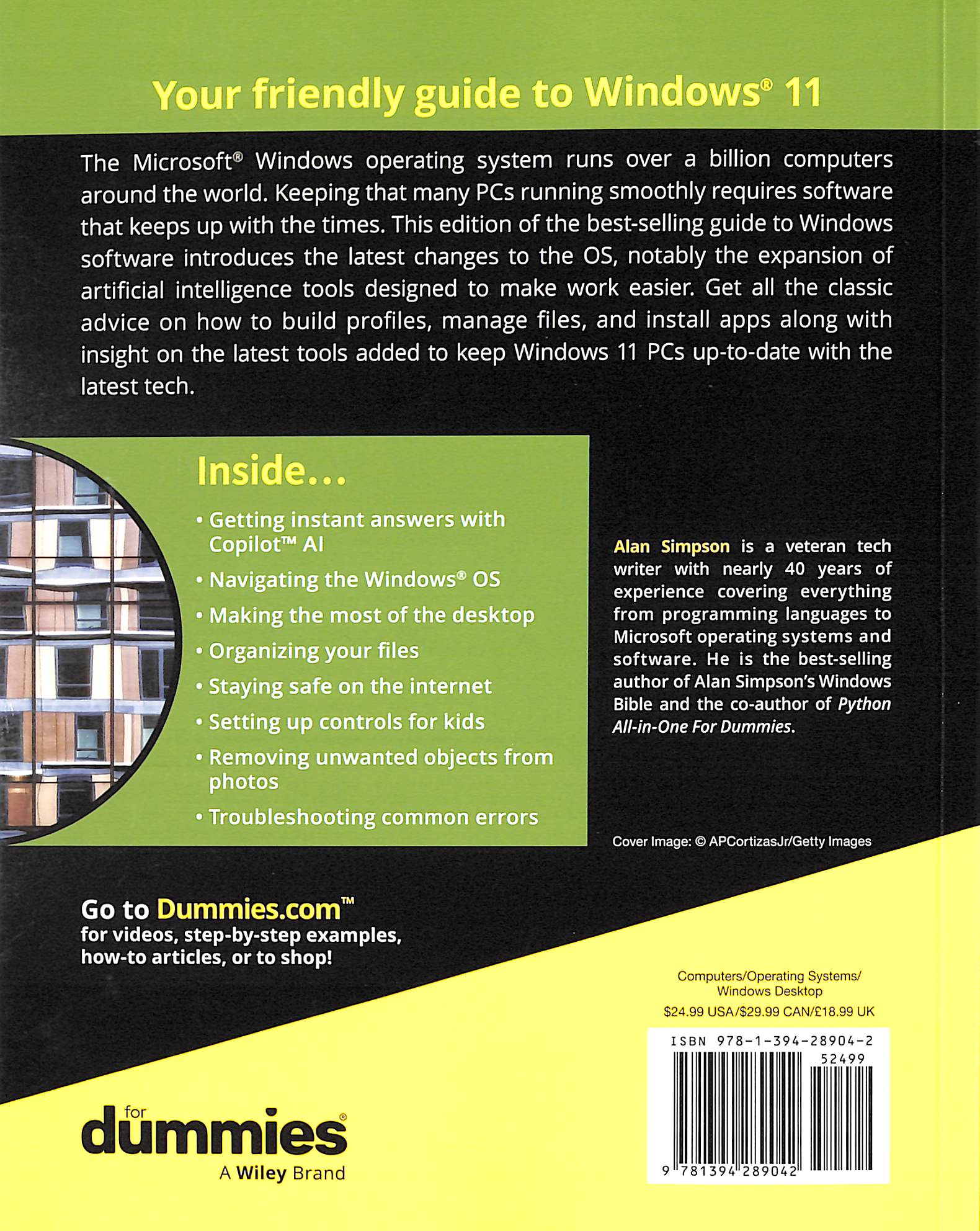 Windows 11 For Dummies, 2nd Edition by Simpson, Alan (9781394289042) | Browns Books