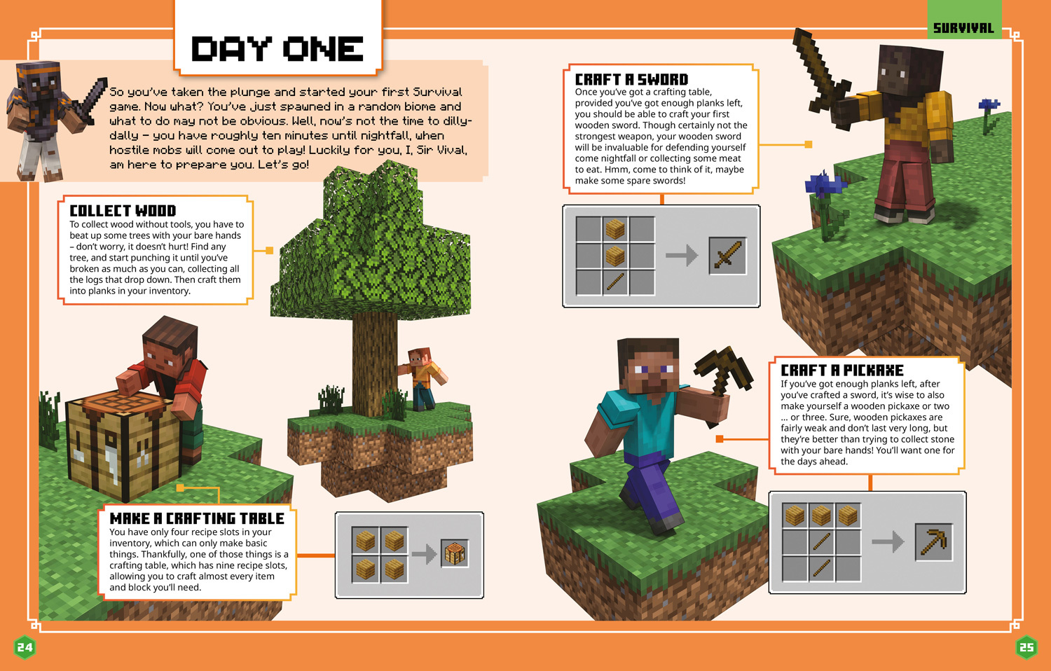 Minecraft beginner's guide : start your survival and creative journeys