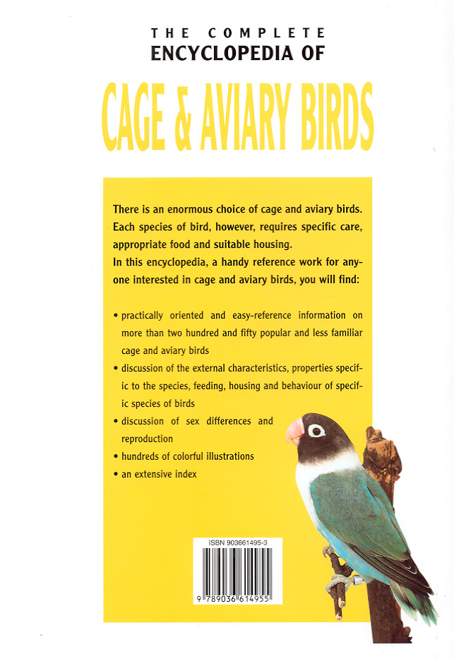 Complete Encyclopedia of Cage and Aviary Birds by Book Sales, Inc ...