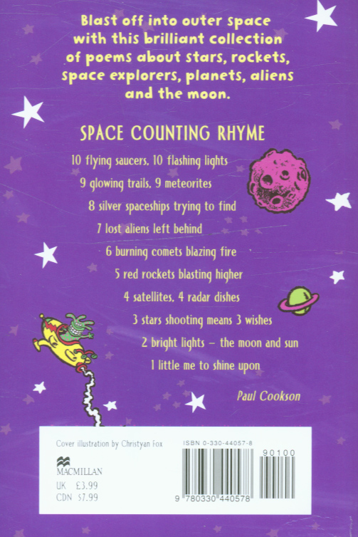 Space Poems by Morgan, Gaby (9780330440578) | Browns Books