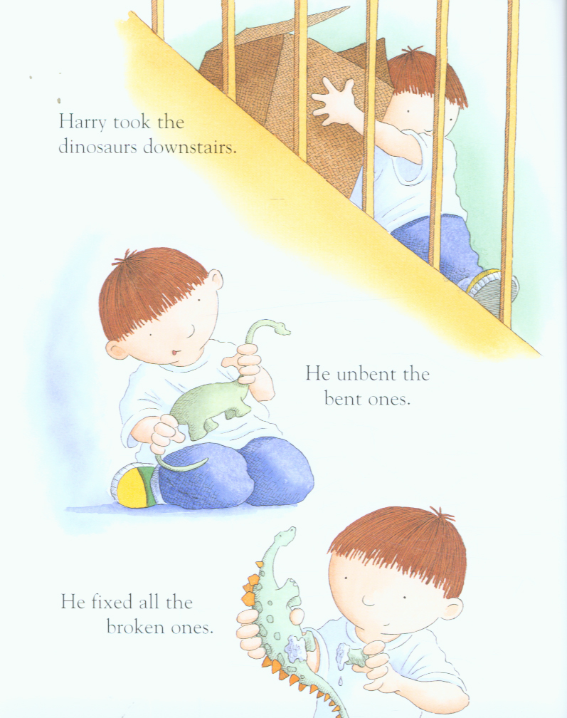 Harry and the dinosaurs and the bucketful of stories by Whybrow, Ian ...