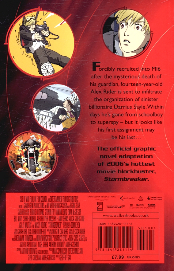 Alex Rider Graphic Novel 1: Stormbreaker by Horowitz (9781844281114 ...