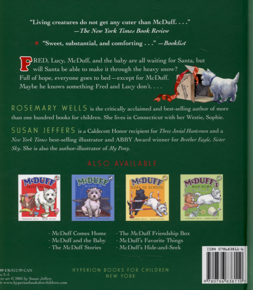 Mcduff's Christmas by Jeffers, Susan (9780786838110) | Browns Books