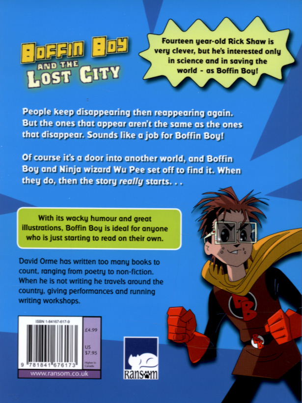 Boffin Boy and the lost city by Orme David (9781841676173) | BrownsBfS