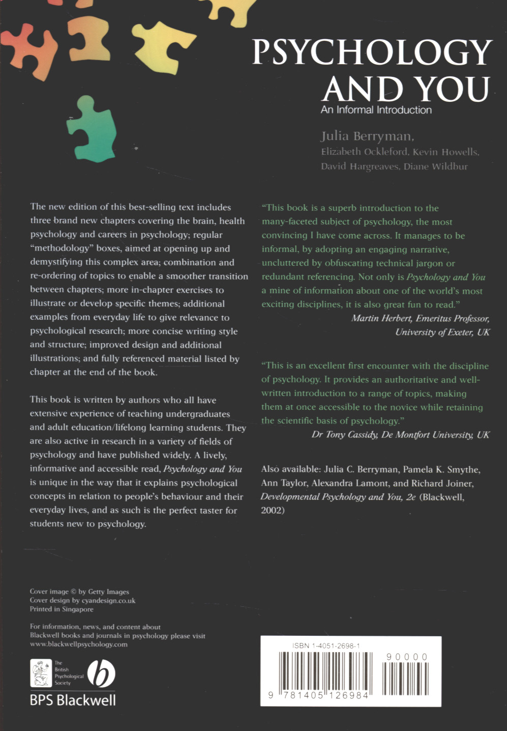 Psychology and You : An Informal Introduction (3rd ed)