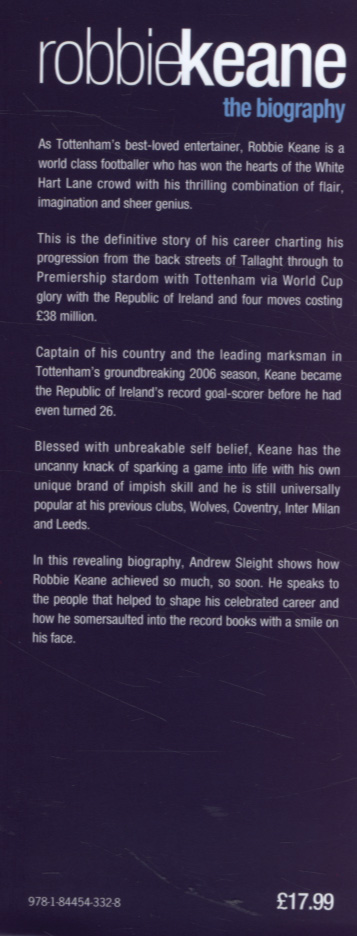 Robbie Keane by Sleight, Andrew (9781844543328) | Browns Books