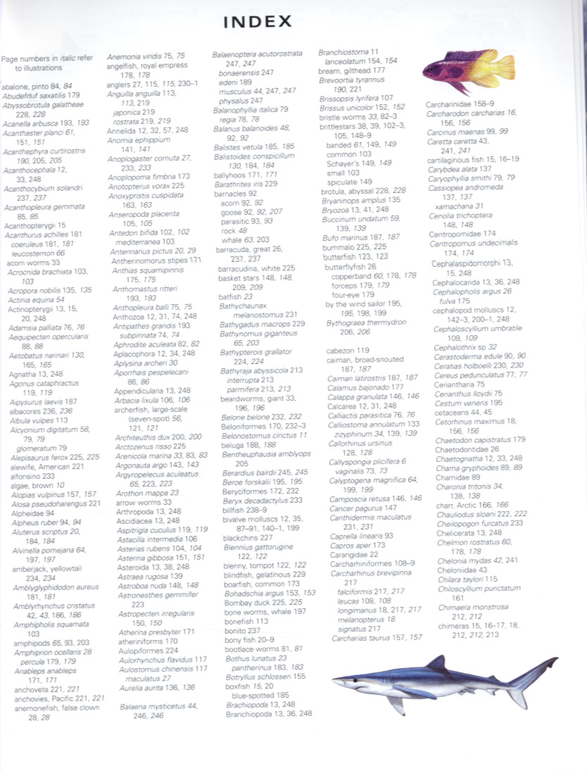 The Illustrated World Encyclopedia of Marine Fish and Sea Creatures by ...