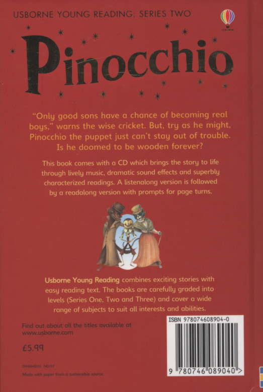Pinocchio by Daynes, Katie (9780746089040) | Browns Books
