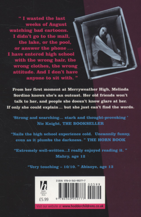 Speak by Halse Anderson, Laurie (9780340950777) | BrownsBfS