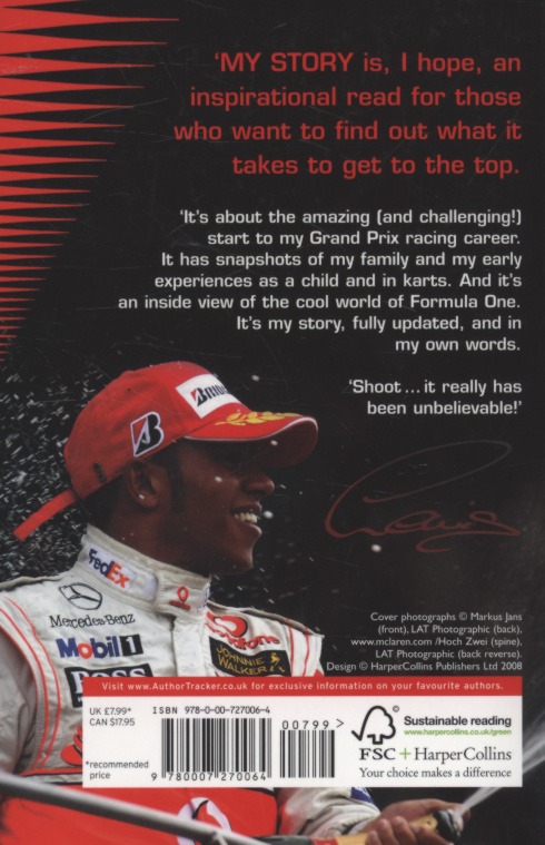 Lewis Hamilton: My Story by Hamilton, Lewis (9780007270064) | Browns Books