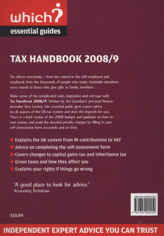Tax handbook 2008/9
