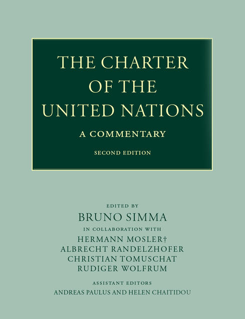 The Charter of the United Nations by Simma, Bruno (9780199253777 ...