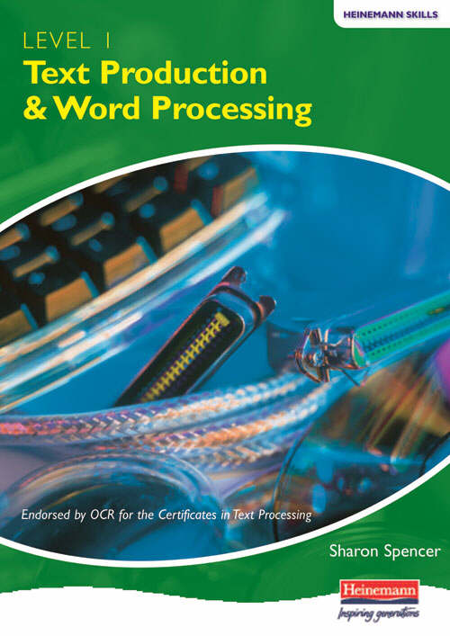 Heinemann Text Production and Word Processing Level 1 Student Book by ...