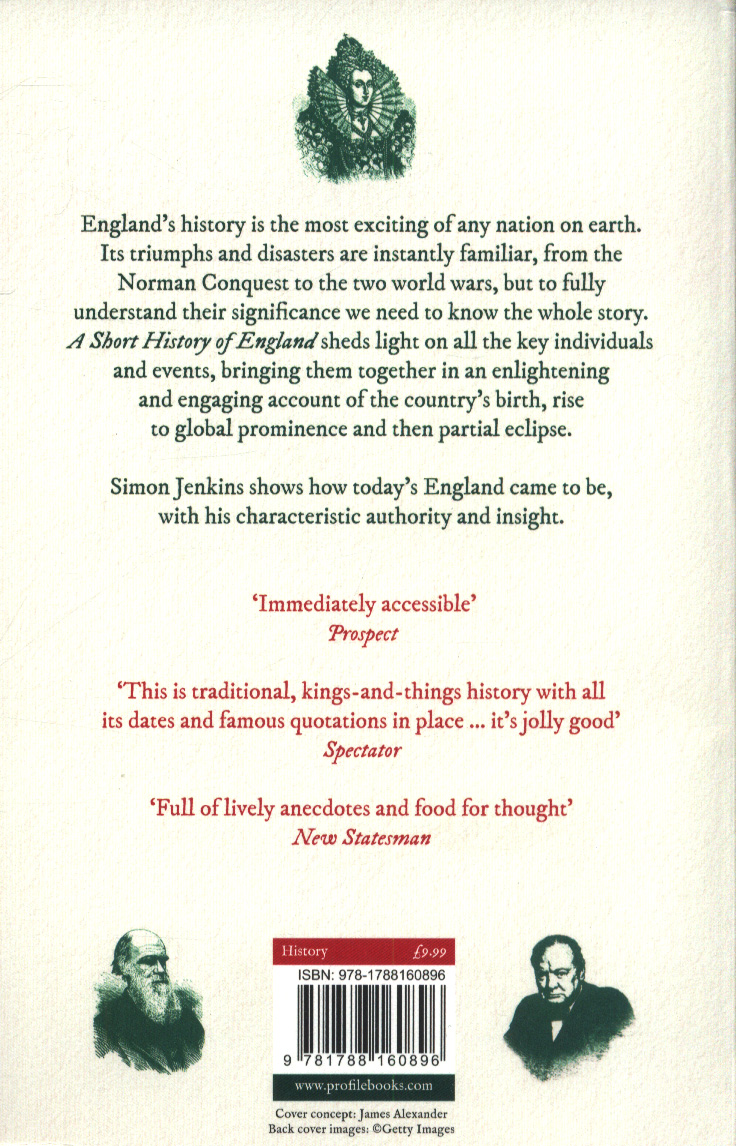 A short history of England by Jenkins, Simon (Columnist) (9781788160896 ... A short history of England by Jenkins, Simon (Columnist) (9781788160896 ...