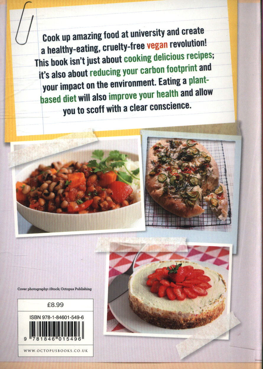 The Hungry Student Vegan Cookbook by Spruce (9781846015496) | Browns Books