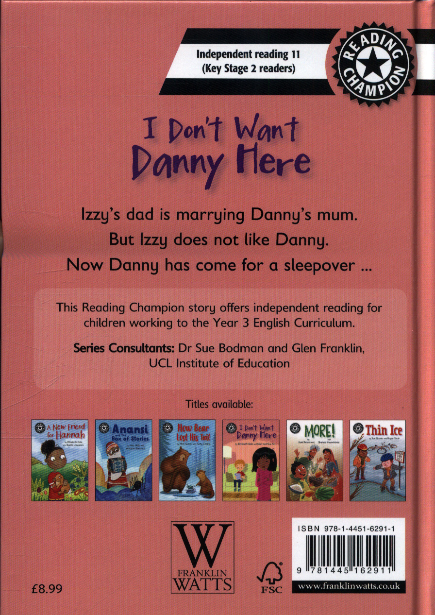 Reading Champion: I Don't Want Danny Here by Dale, Elizabeth ...