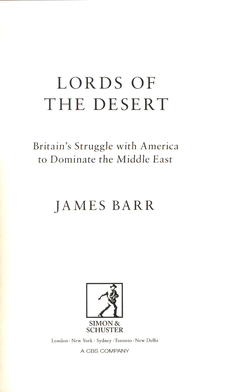 Lords of the Desert by Barr, James (9781471139796) | Browns Books