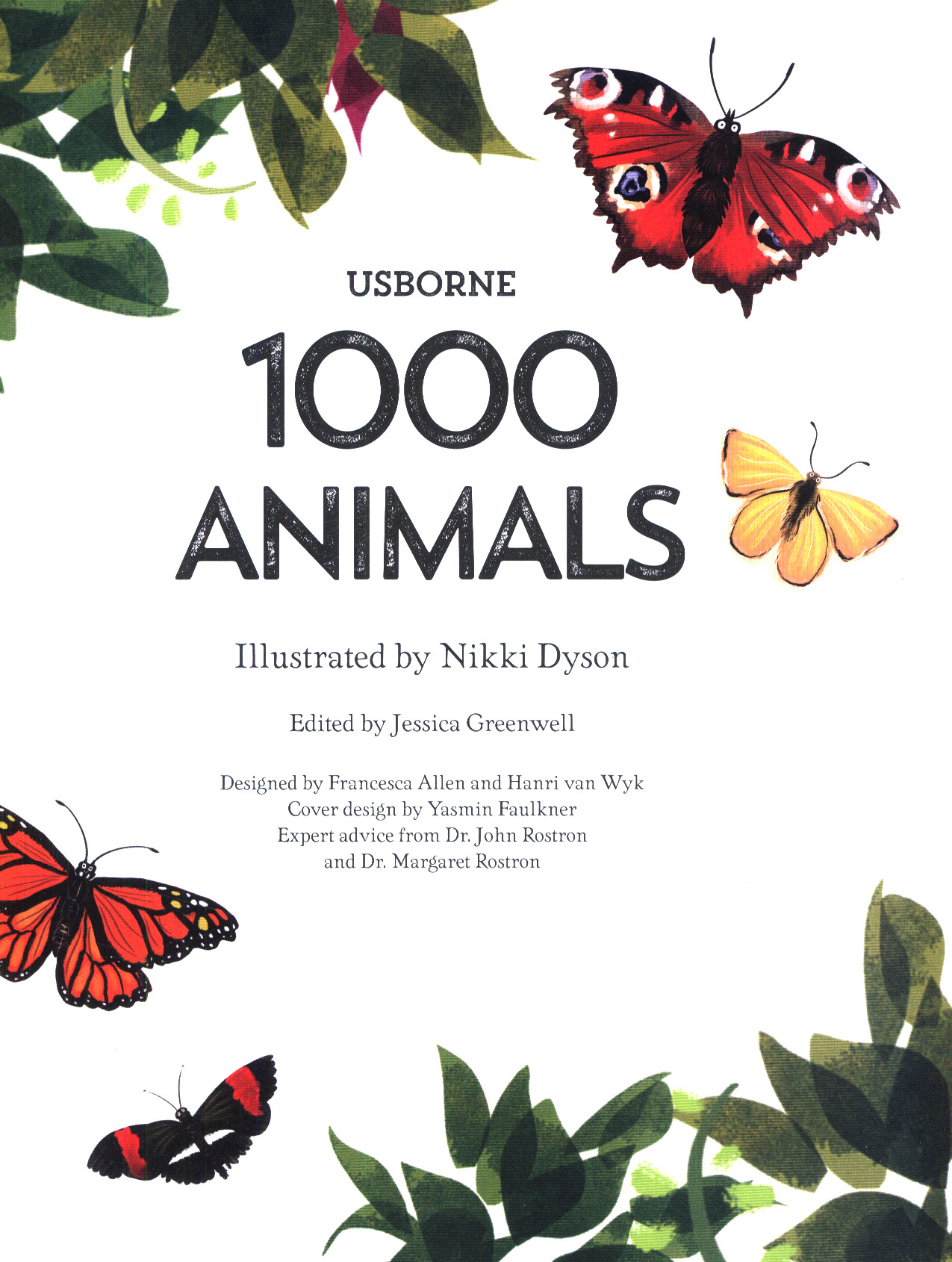 1000 Animals by Greenwell, Jessica (9781474951340) | Browns Books