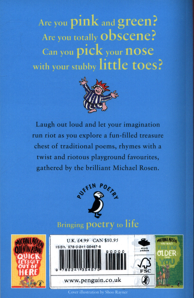 Michael Rosen's Book of Very Silly Poems by Rosen, Michael ...