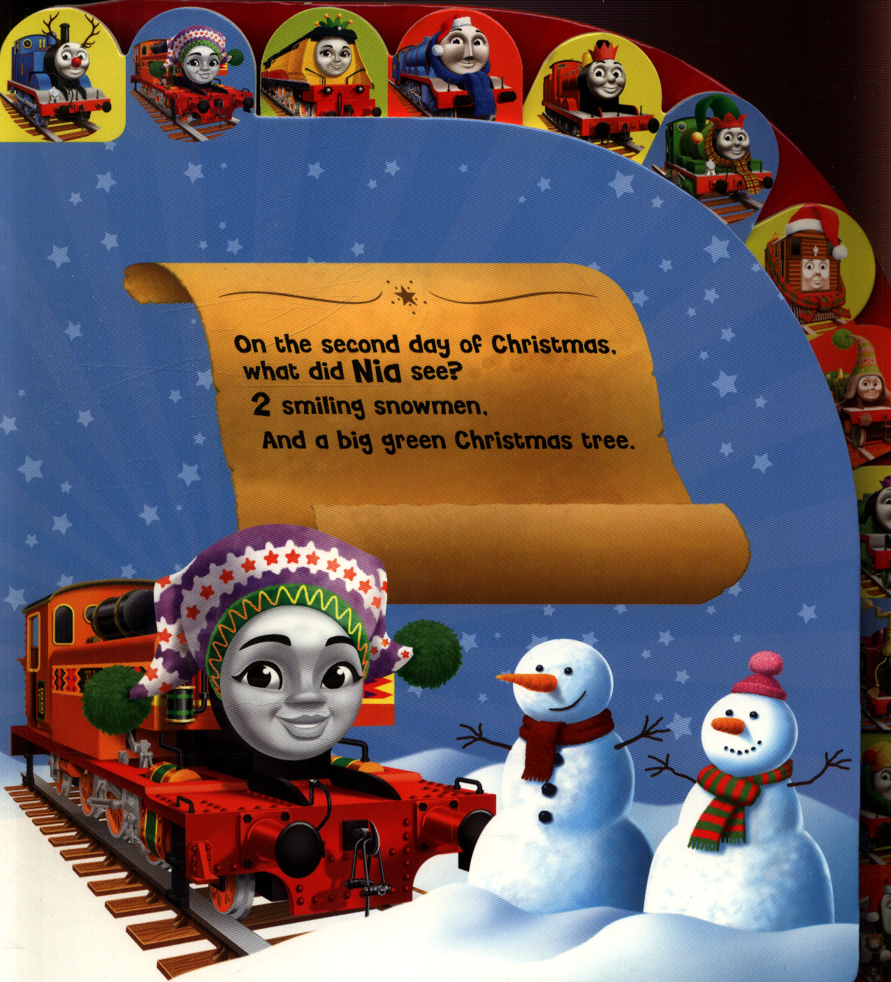 The 12 engines of Christmas : sing along with Thomas and his friends!